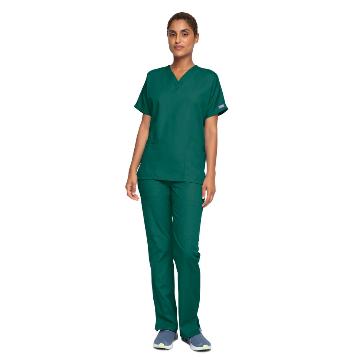 Cherokee Workwear Originals Damen-Kasack mit 2 Taschen L, Hunter Green ...