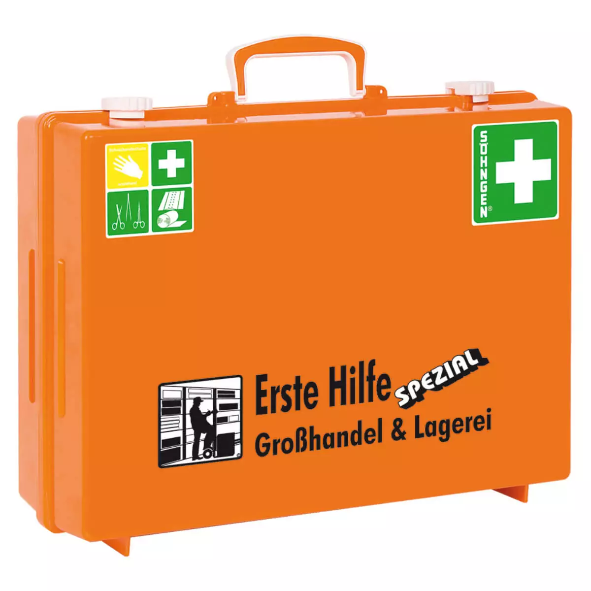 Elegantes Erste Hilfe Koffer Fotosnull