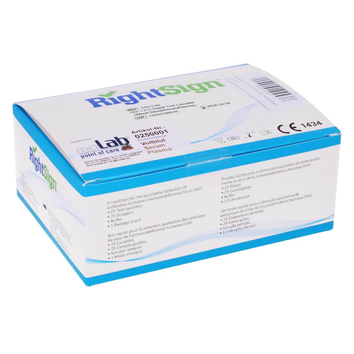 RightSign HIV 1.2.0 Test online kaufen